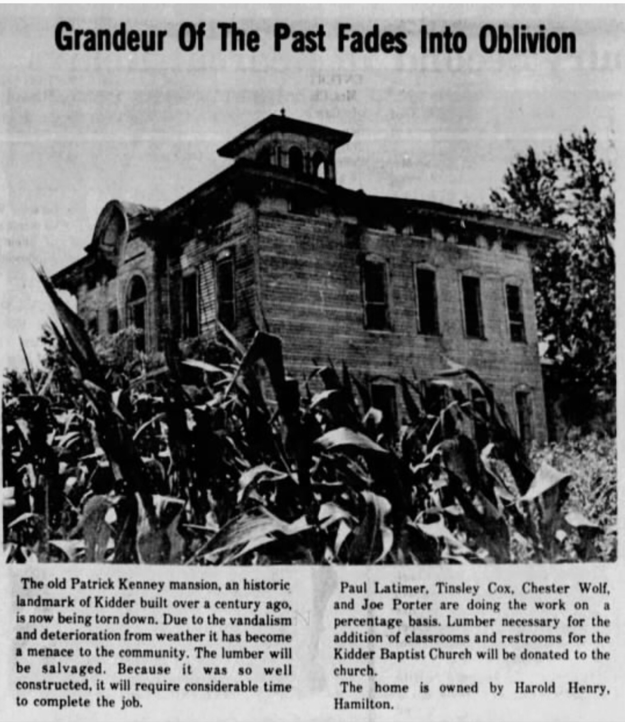 The Kidder “Slave Mansion”…It’s Gonna Need a New Name | Dirt Road History